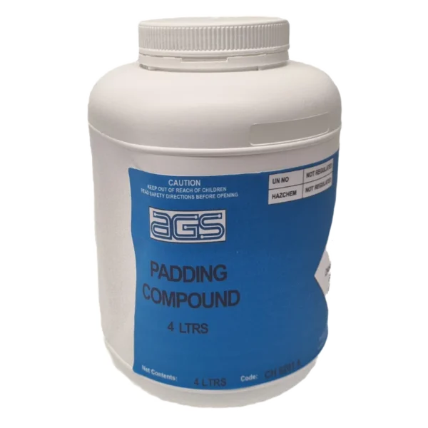 GLUE, CLEAR PADDING COMPOUND 4 LTR – AGS Shop