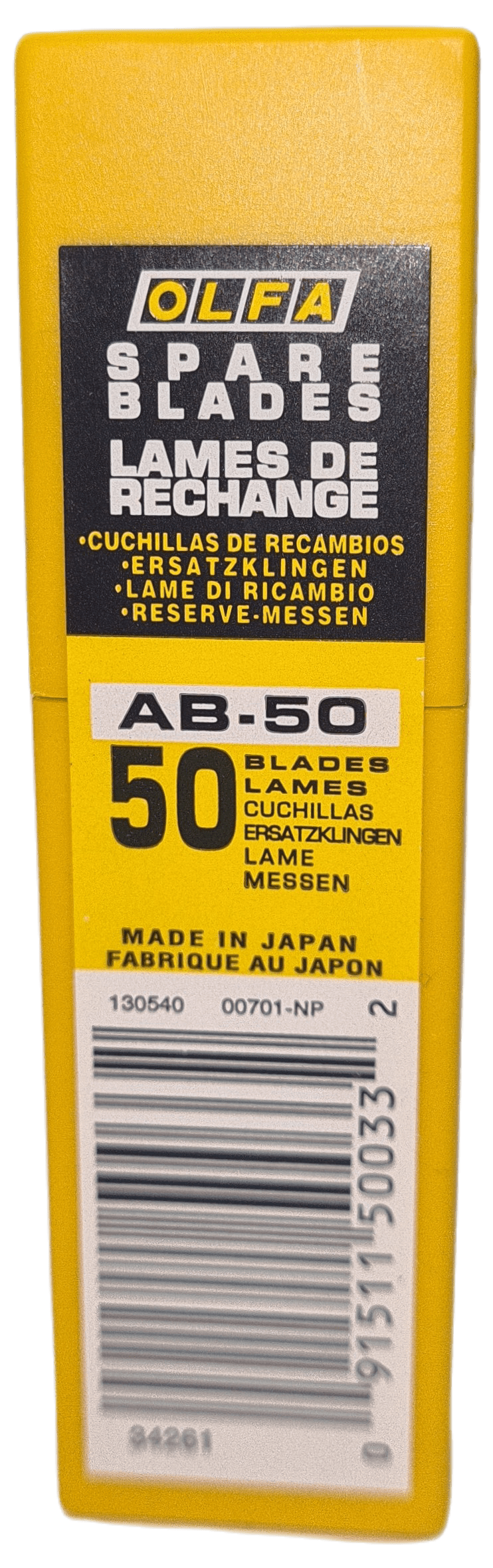KNIFE BLADE, OLFA, SMALL SNAP CUTTER BLADE, 9MM P/50 – AGS Shop